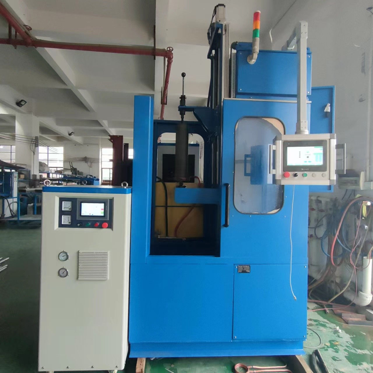 PLC 1000MM Industrial Induction Hardening Machine Tool With 160KW ...